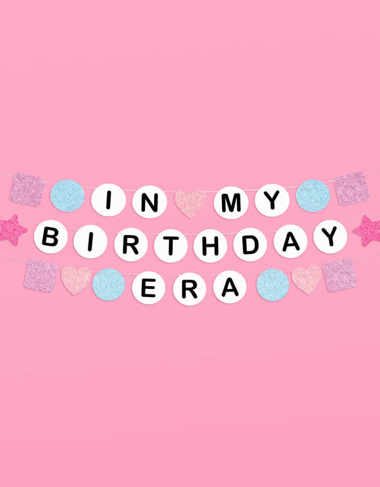 "In My Birthday Era" Swiftie Birthday Banner