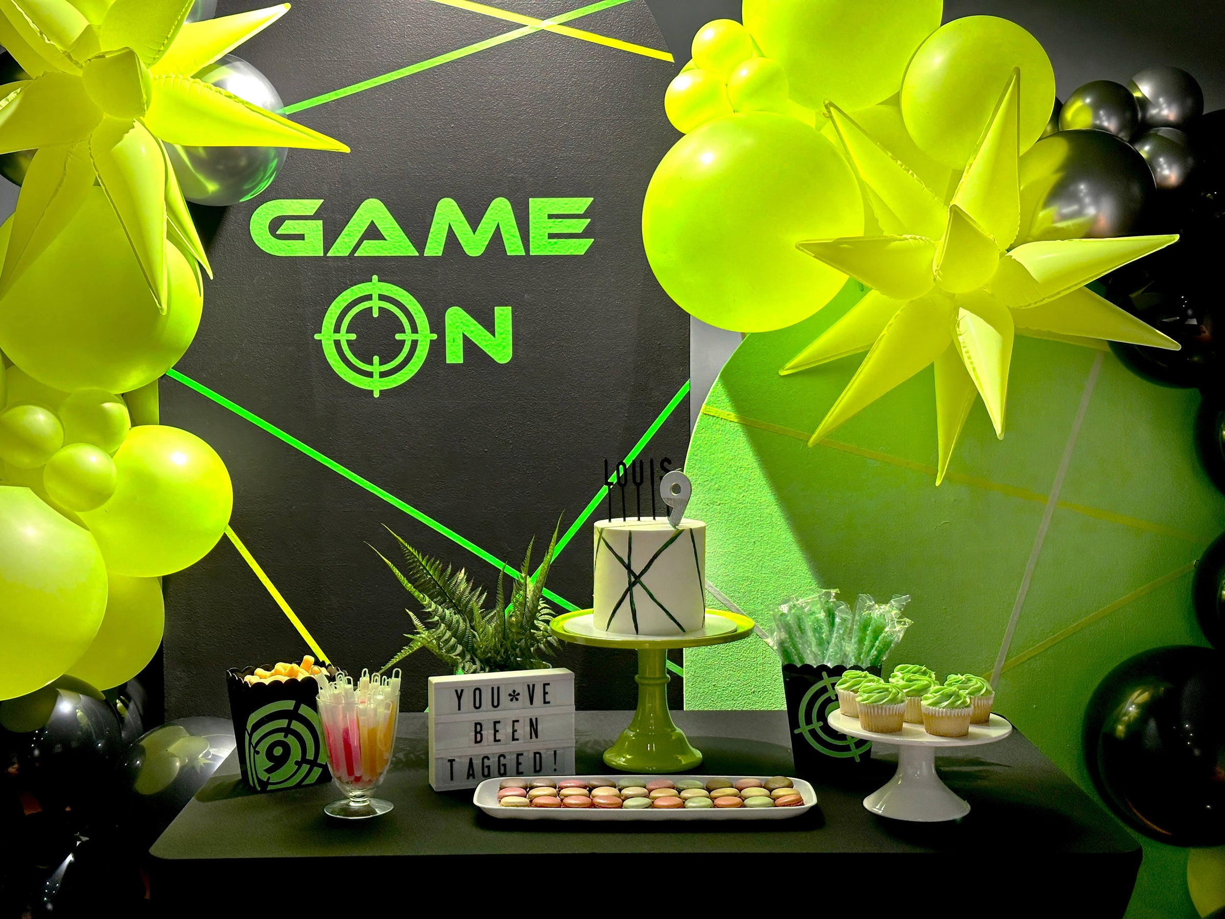 Laser Tag Birthday Party Decor Ideas