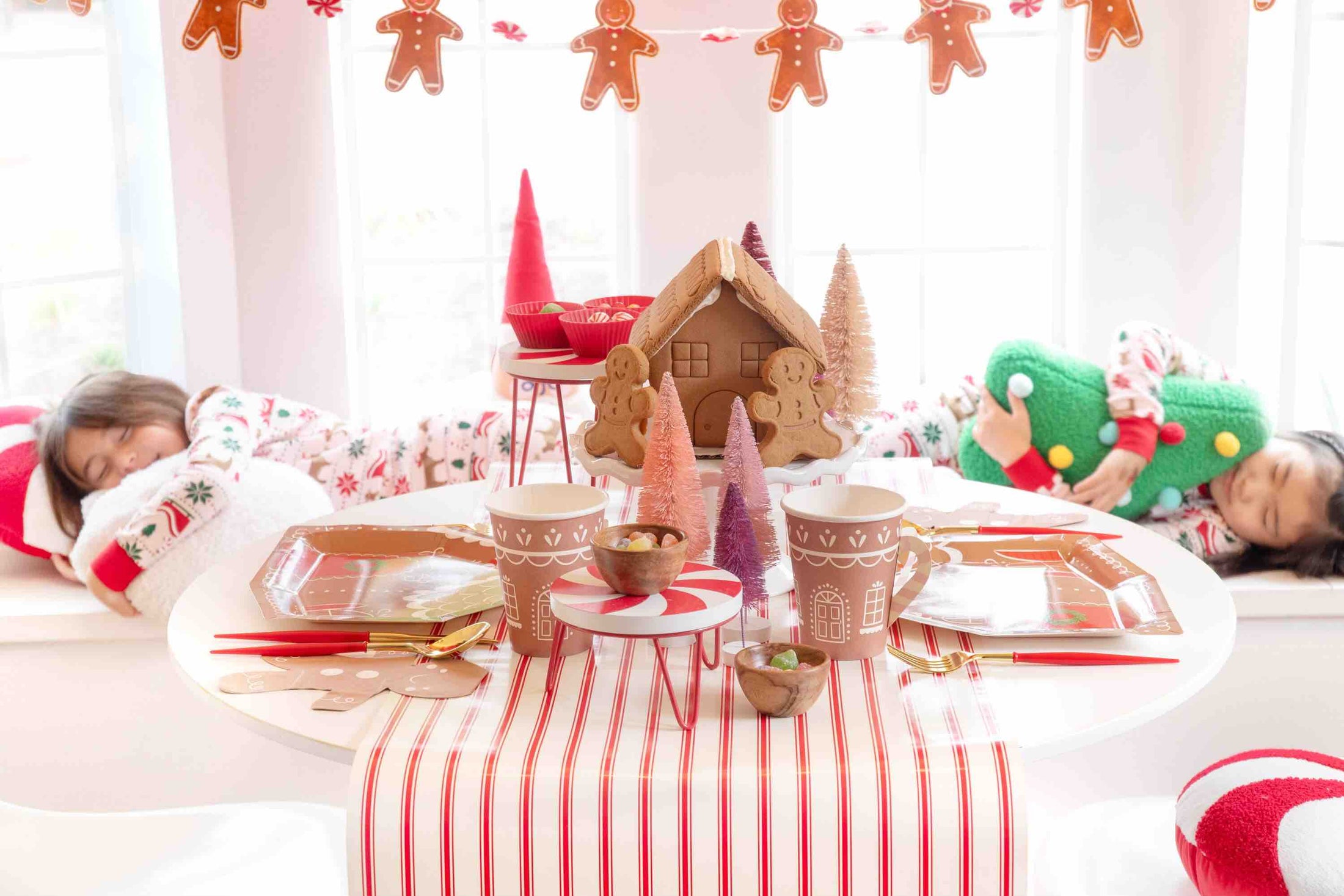 Building Sweet Dreams: A Kid's Gingerbread House Sleepover