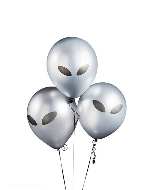 Alien Latex Balloons (Set of 5)