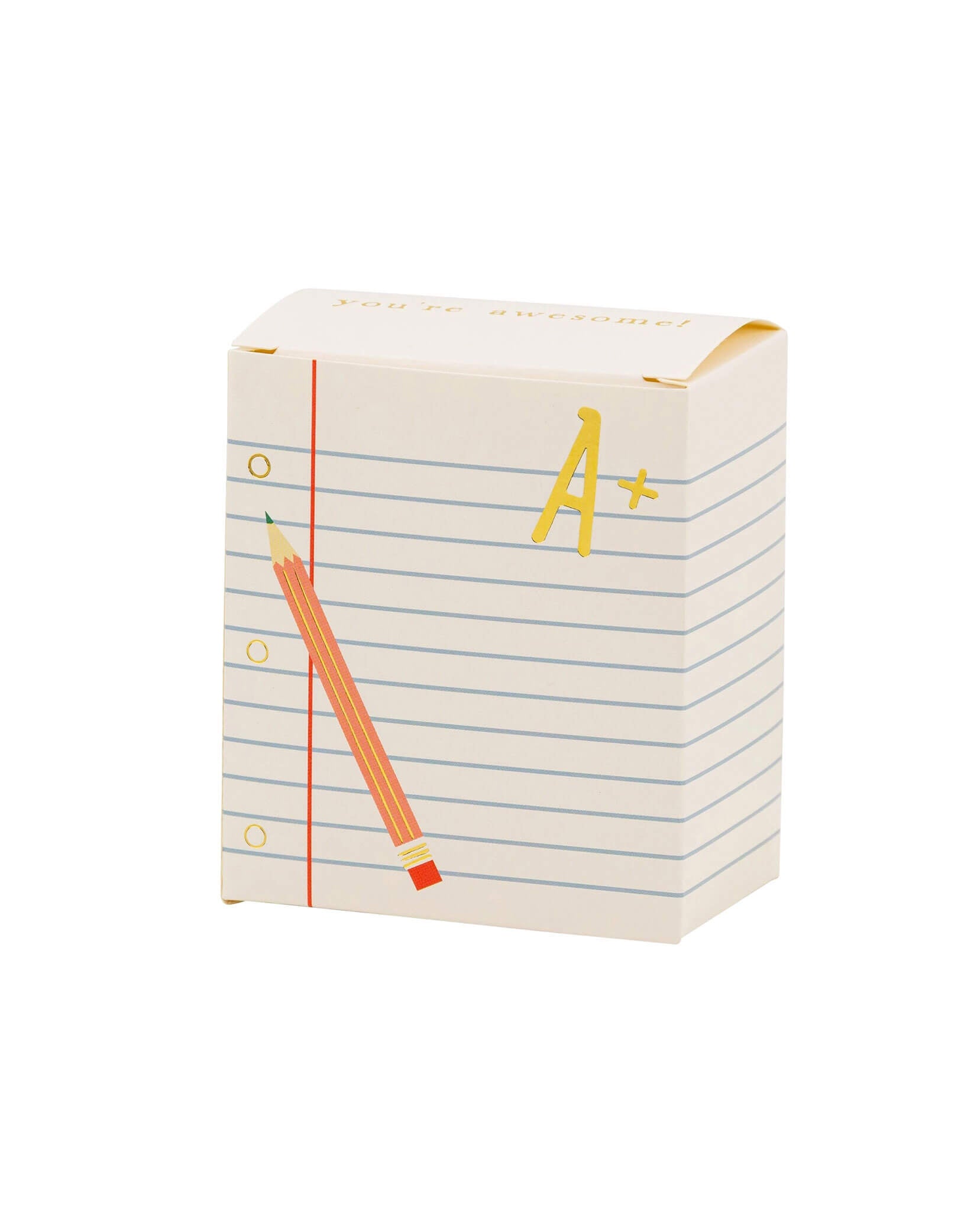 Ruled Paper Treat Boxes (Set of 8)