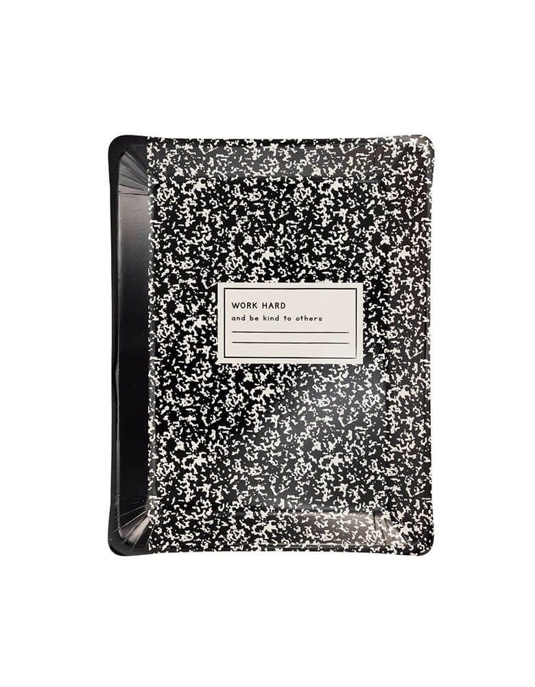 Composition Notebook Plates (Set of 8)