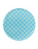 Check It! Blue Checkered Dinner Plates (Set of 8)