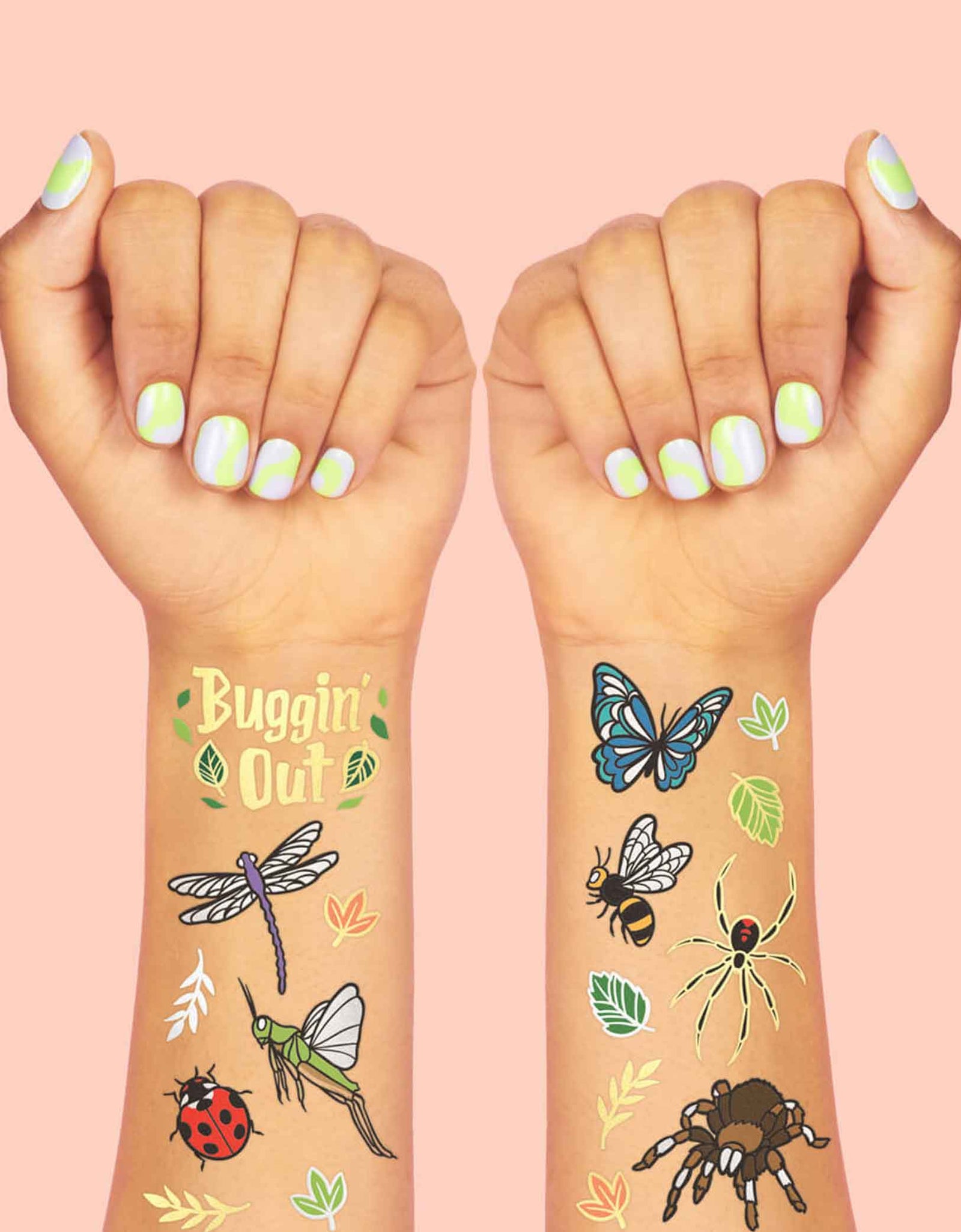 Bugs Foil Temporary Tattoos (Set of 48)