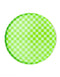 Check It! Lime Green Checkered Dinner Plates (Set of 8)