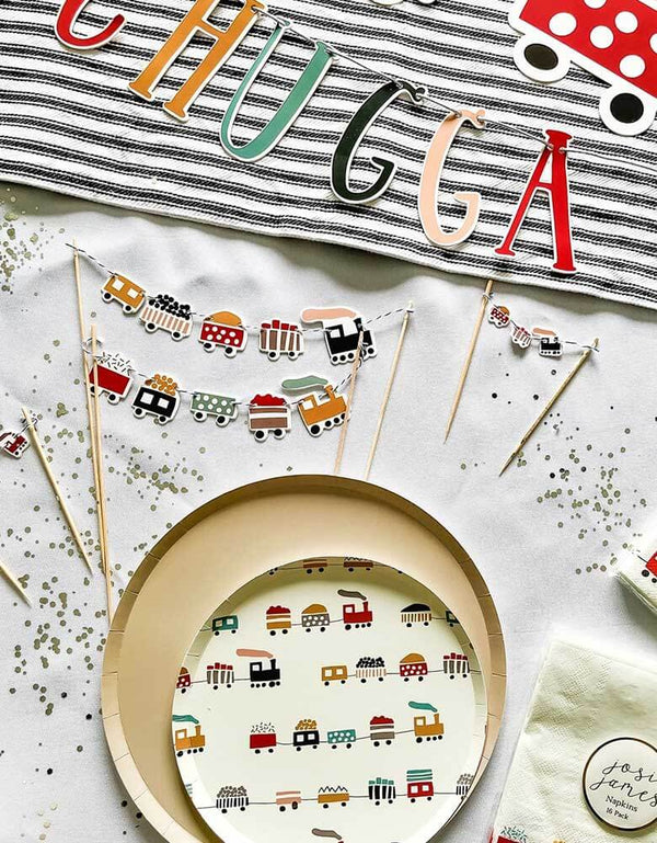 Choo Choo Train Small Plates (Set of 8)