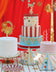Circus Striped Plate Set (Set of 6)