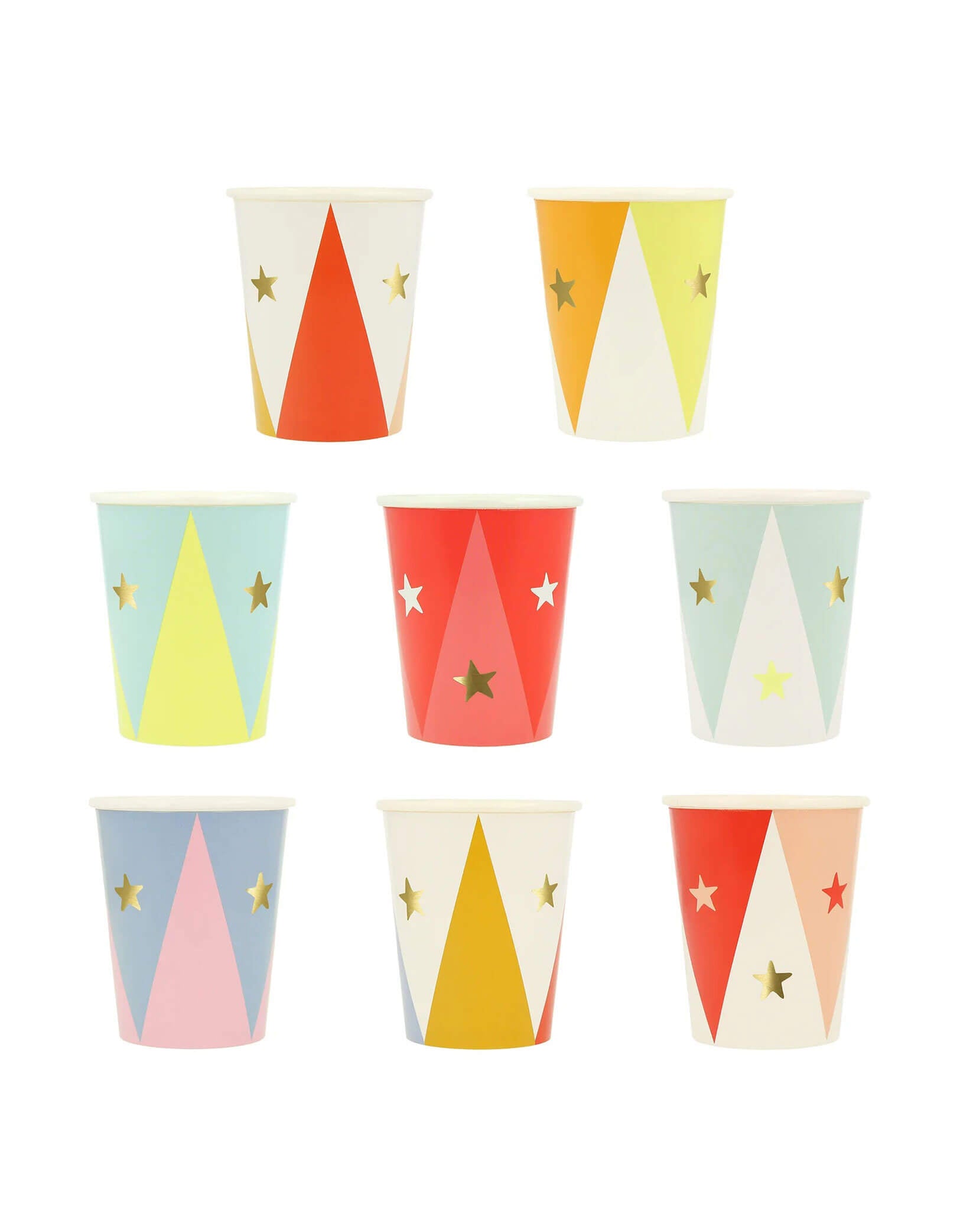 Circus Party Cups (Set of 8)