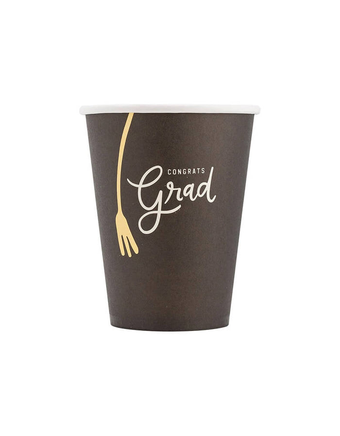 Grad Paper Party Cups (Set of 8)