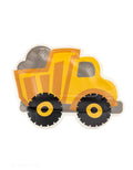 Construction Dump Truck Shaped Plates (Set of 8)