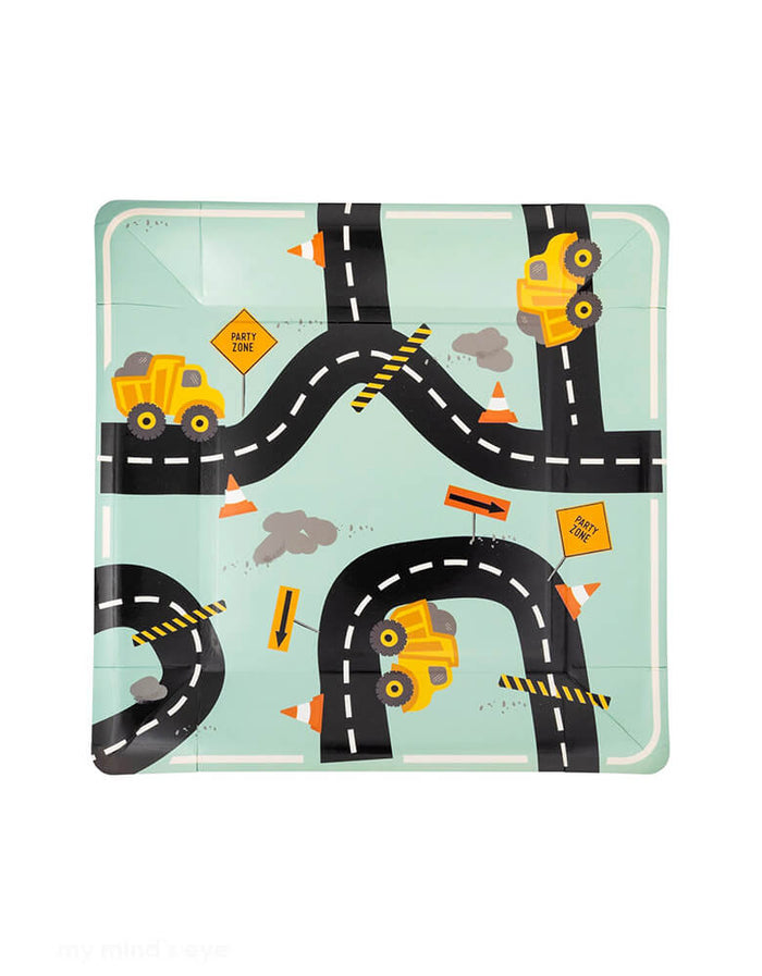 Construction Road Plates (Set of 8)