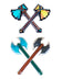 Craft Pixel Style Axe Inflatable