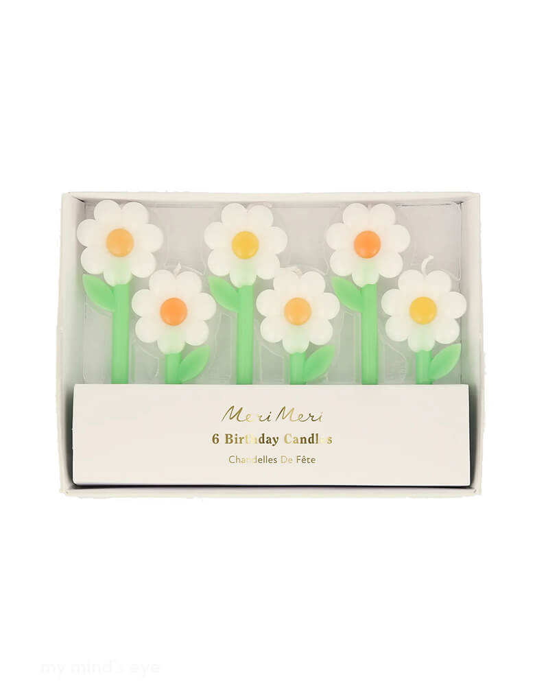 Daisy Candles (Set of 6)