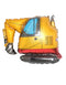 Digger Shaped Foil Mylar Balloon