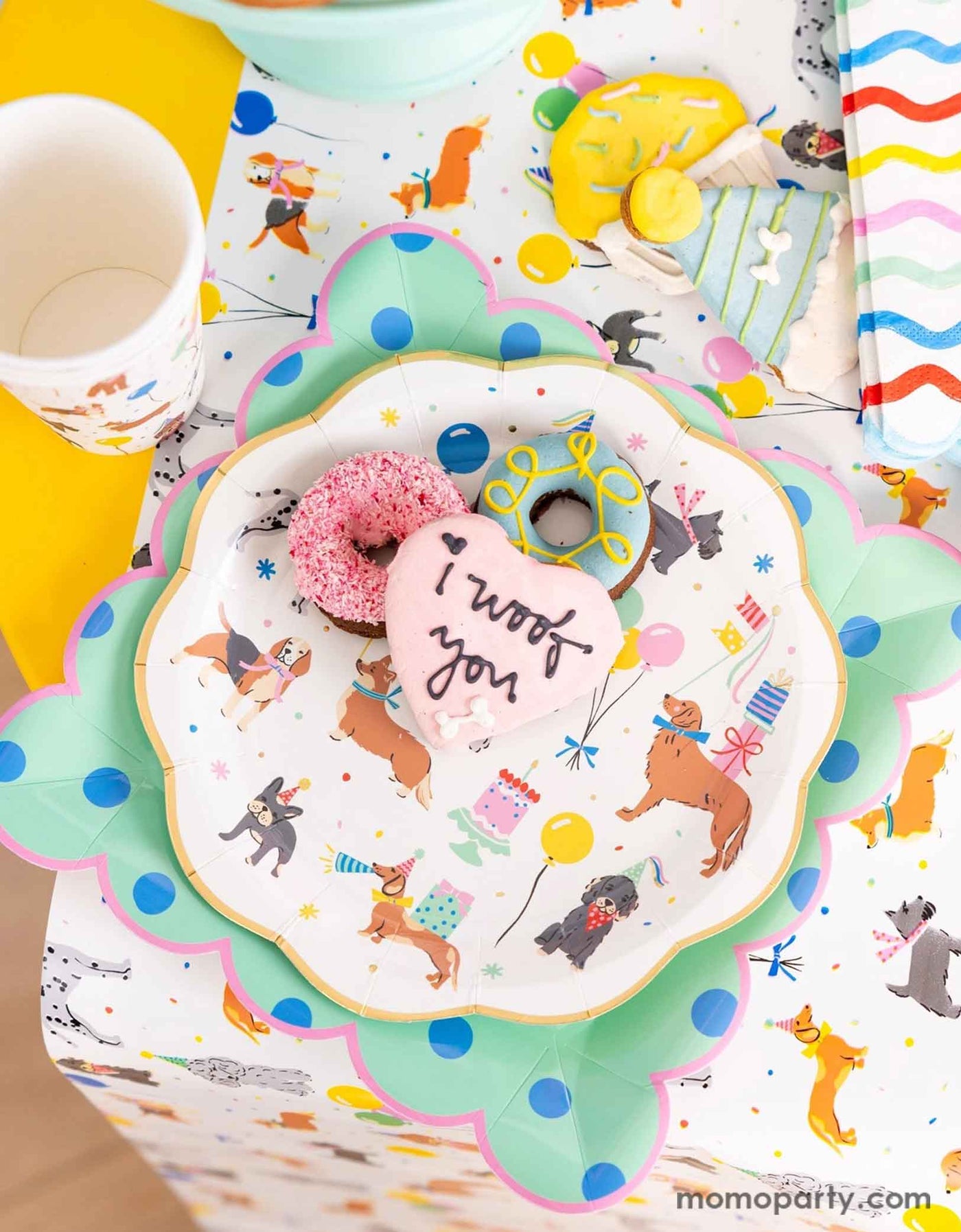 Dog Party Plates (Set of 8)