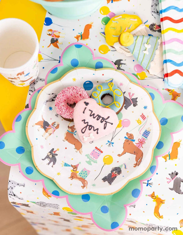 Dog Party Plates (Set of 8)