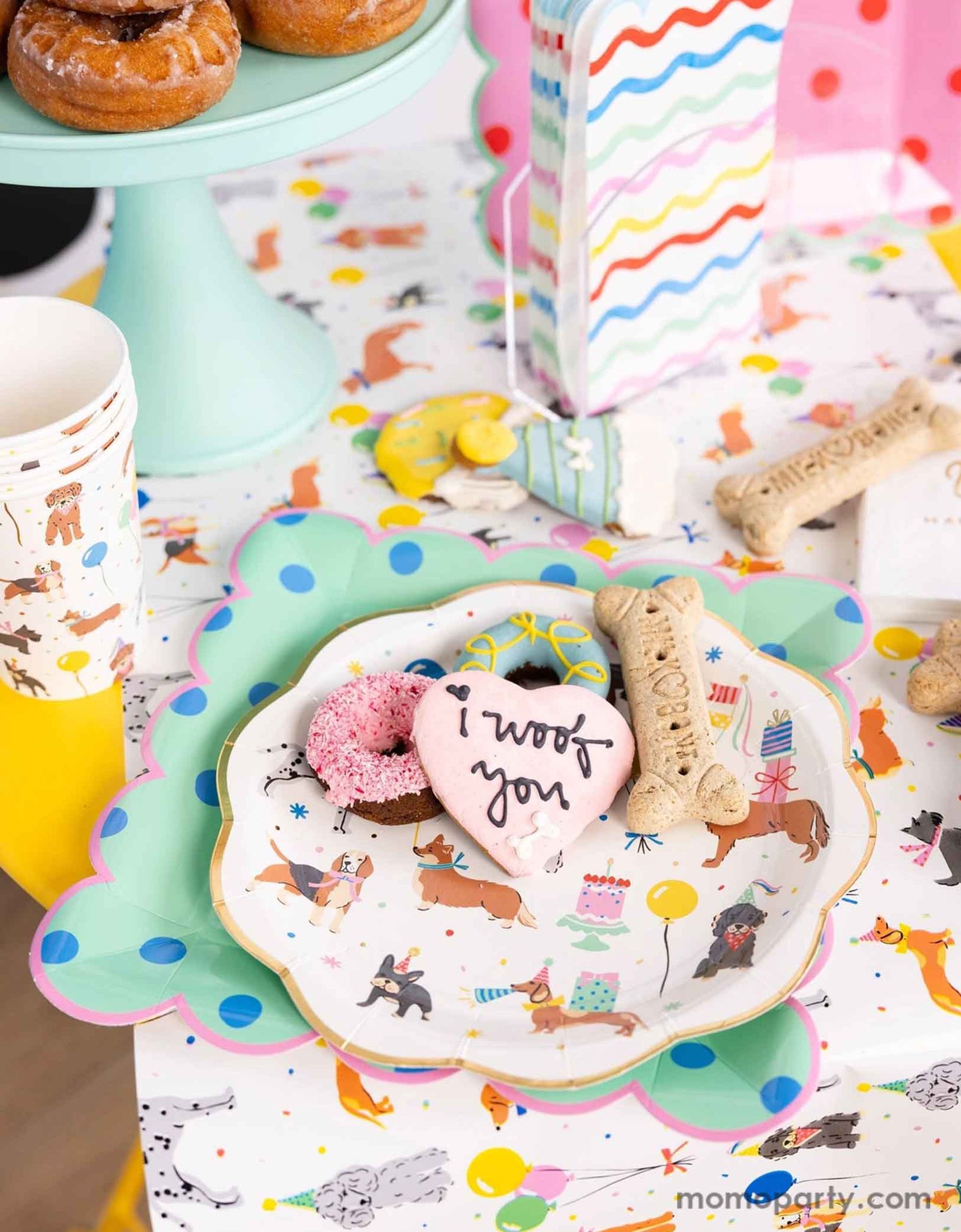 Dog Party Plates (Set of 8)