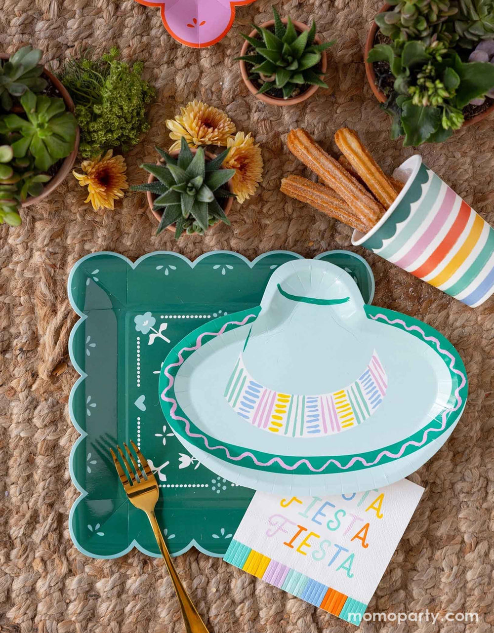 Fiesta Sombrero Plates (Set of 8)