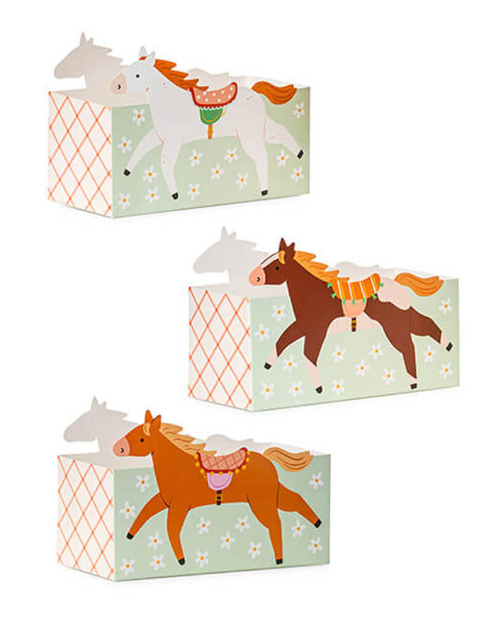 Pony Treat Boxes (Set of 3)