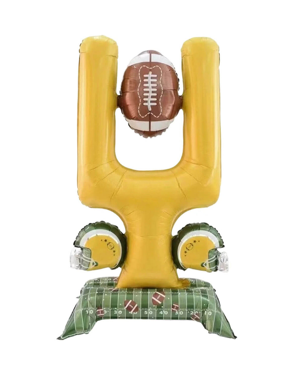 Giant Football Goal Post Standing Foil Balloon