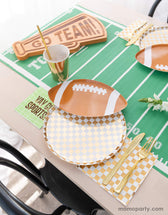 Good Sport Small Football Plates (Set of 8)