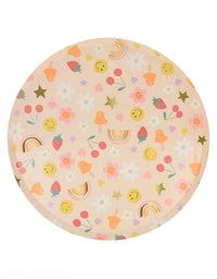 Happy Face Icons Dinner Plates (Set of 8)