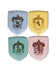 Harry Potter X Bonjour Fête House Pride Small Plates (Set of 8)