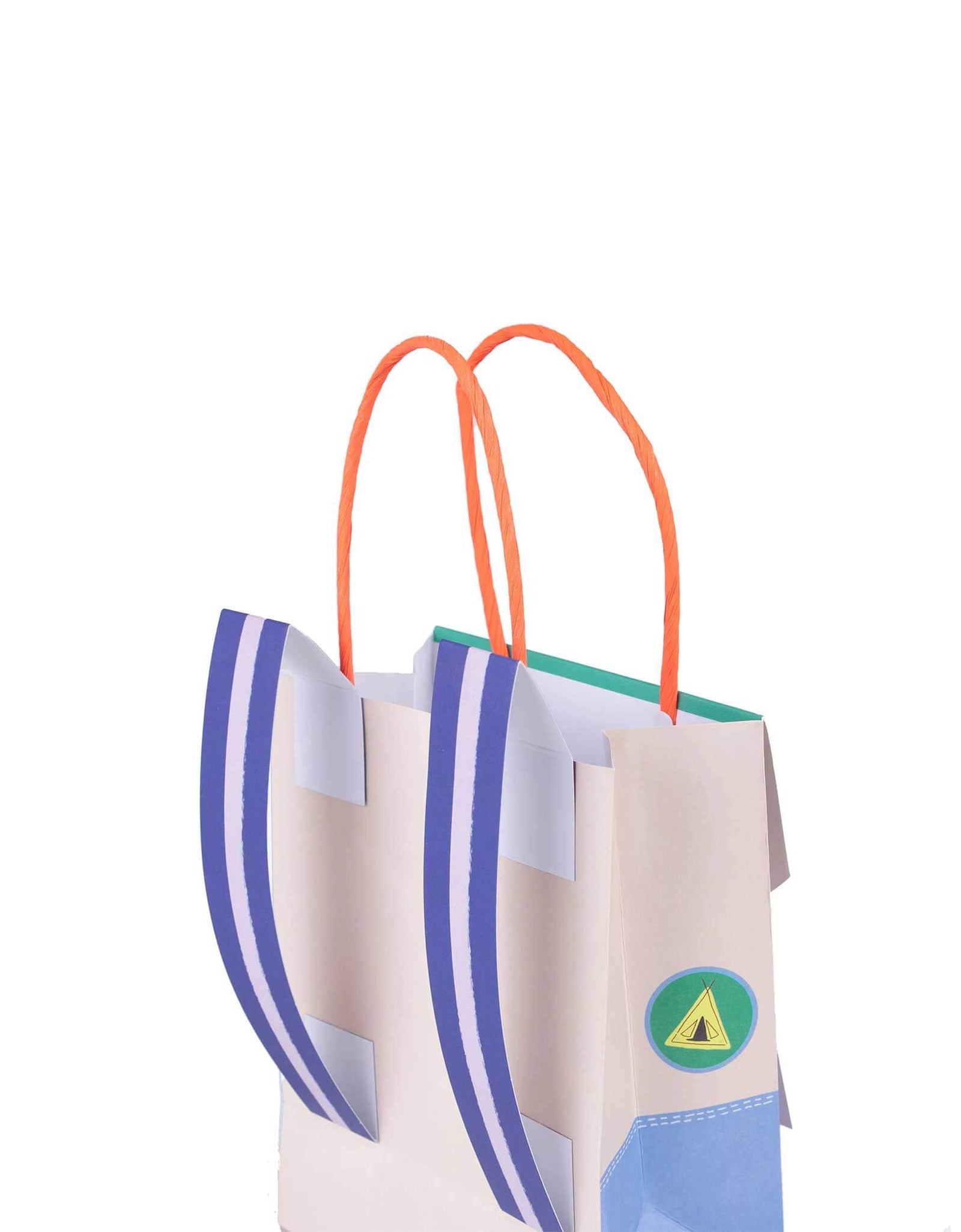 Camping Adventure Backpack Party Bags (Set of 8)