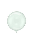 Clear Mint Orbz Non-Foil Balloon