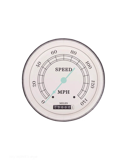 Miles per Hour - Speedometer Plates (Set of 8)