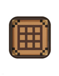 Minecraft Brown Large Paper Plates (Set of 8)