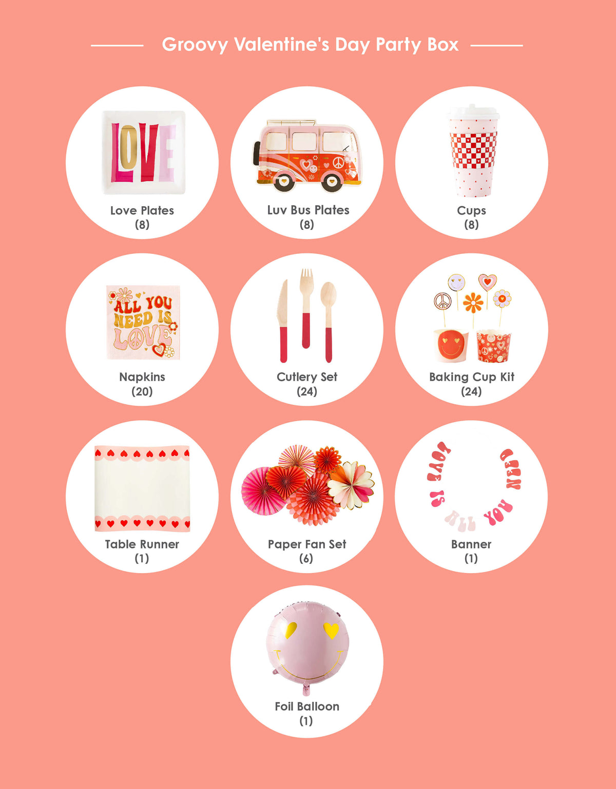 Groovy Valentine's Day Party Box