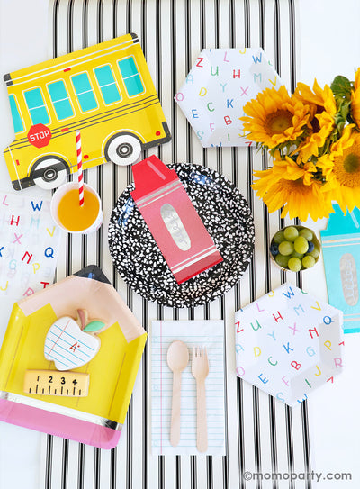 Back To School Alphabet Napkins (Set of 24)