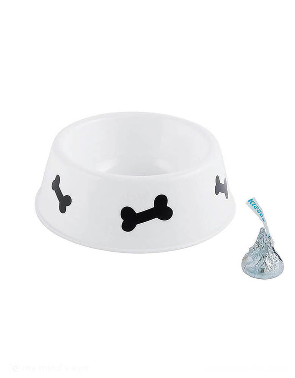 Dog Dish Shaped Party Bowls (Set of 2)