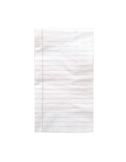 Notebook Paper Napkins (Set of 16)