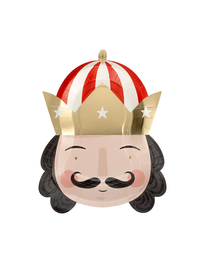 Nutcracker Head Shaped Plates (Set of 8)
