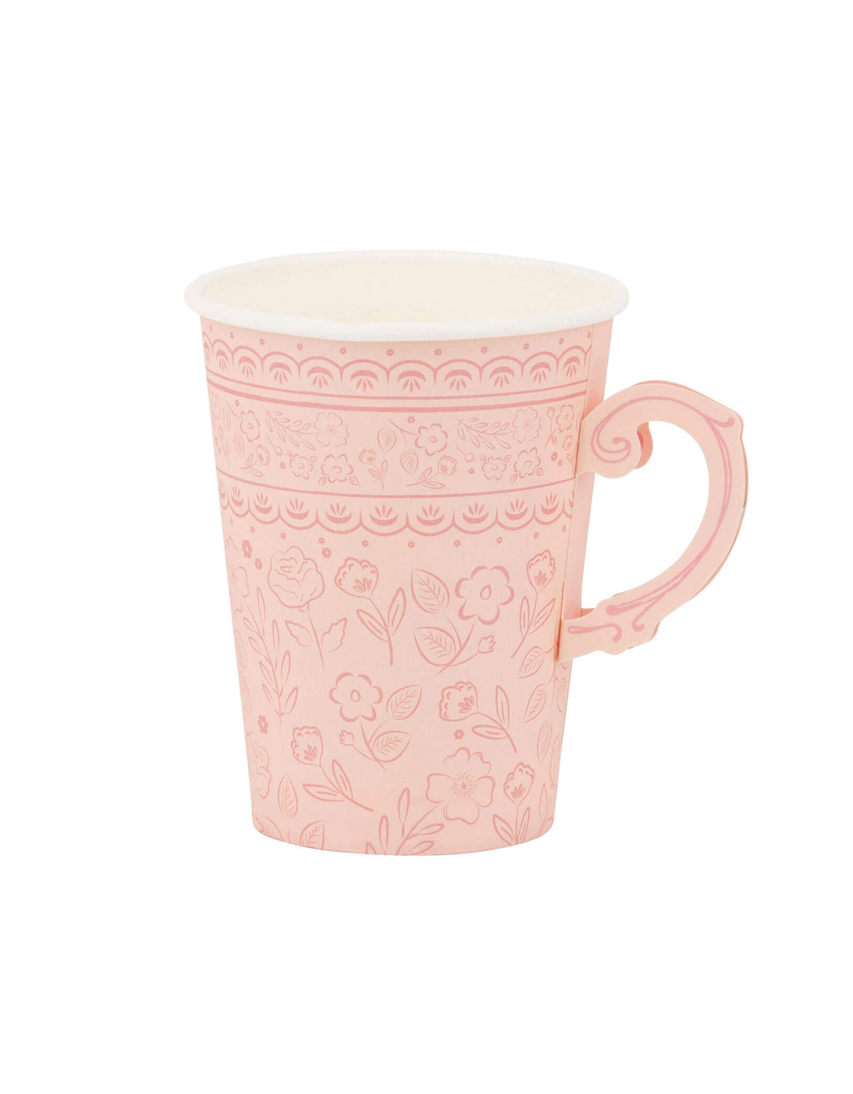 Pembroke Pink Floral Party Cups (Set of 8)
