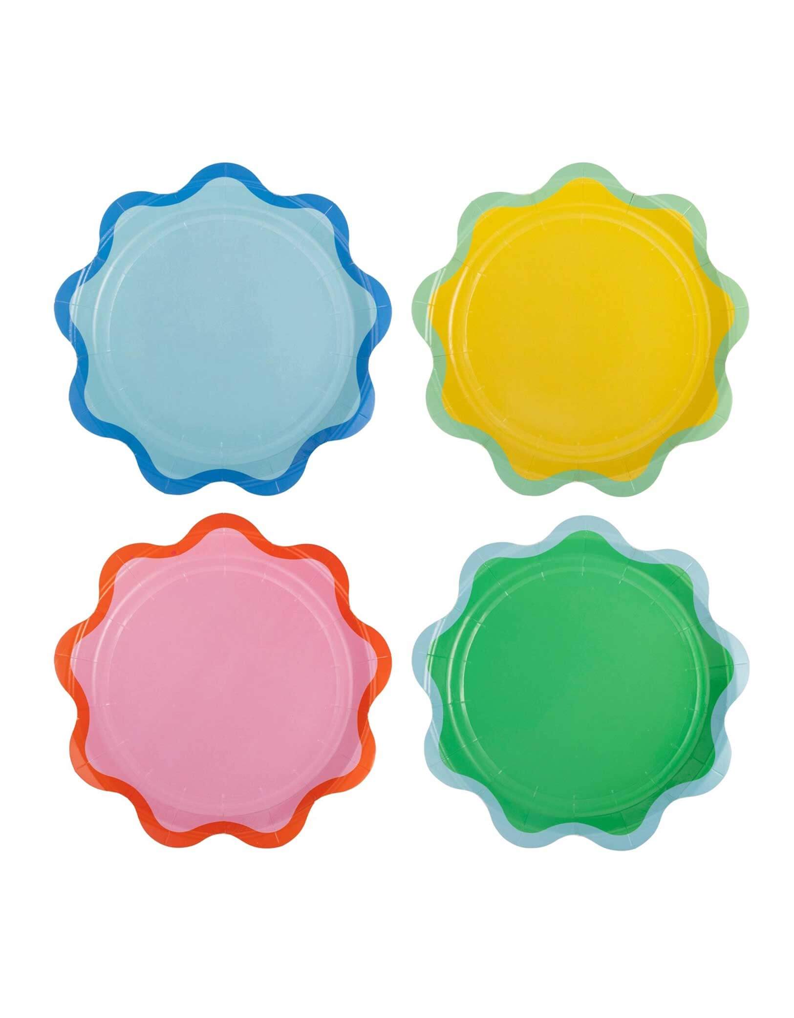 Ric Rac Edge Dessert Plates (Set of 8)