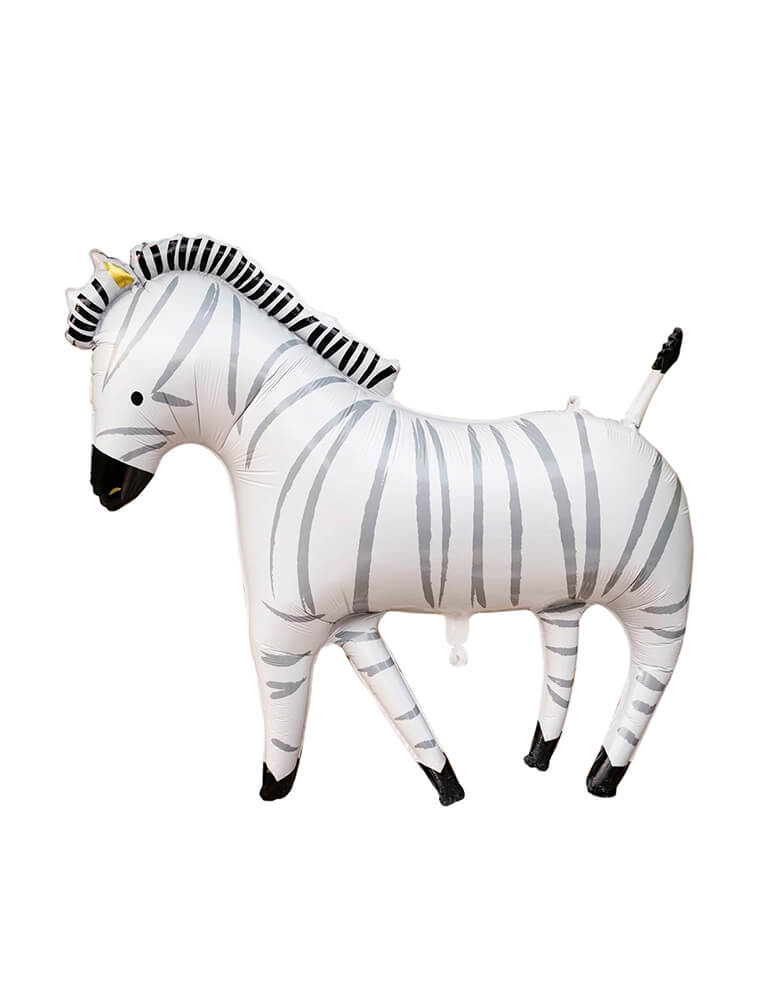 Safari Zebra Mylar Balloon
