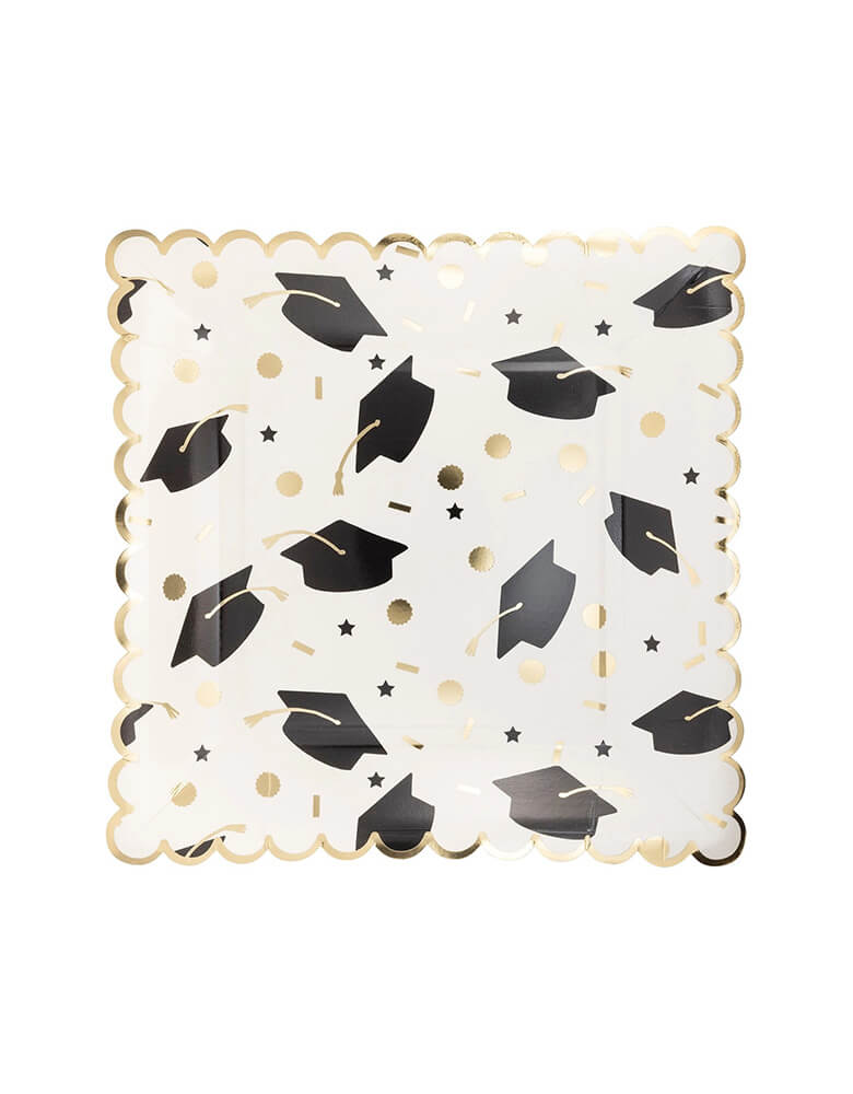 Cap Scatter Paper Plates (Set of 8)