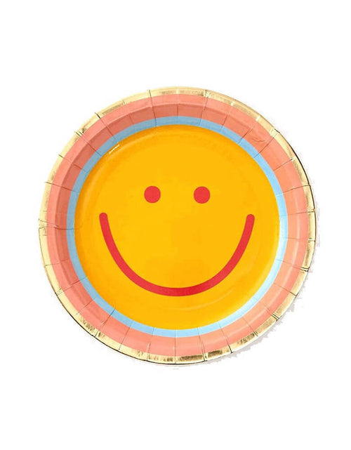 Yay Happy Smiley Small Plates (Set of 10)