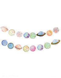 Outer Space Planet Paper Banner Kit