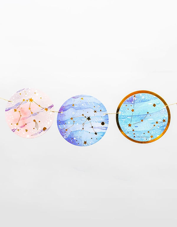 Outer Space Planet Paper Banner Kit