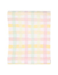 Spring Checks Paper Table Runner