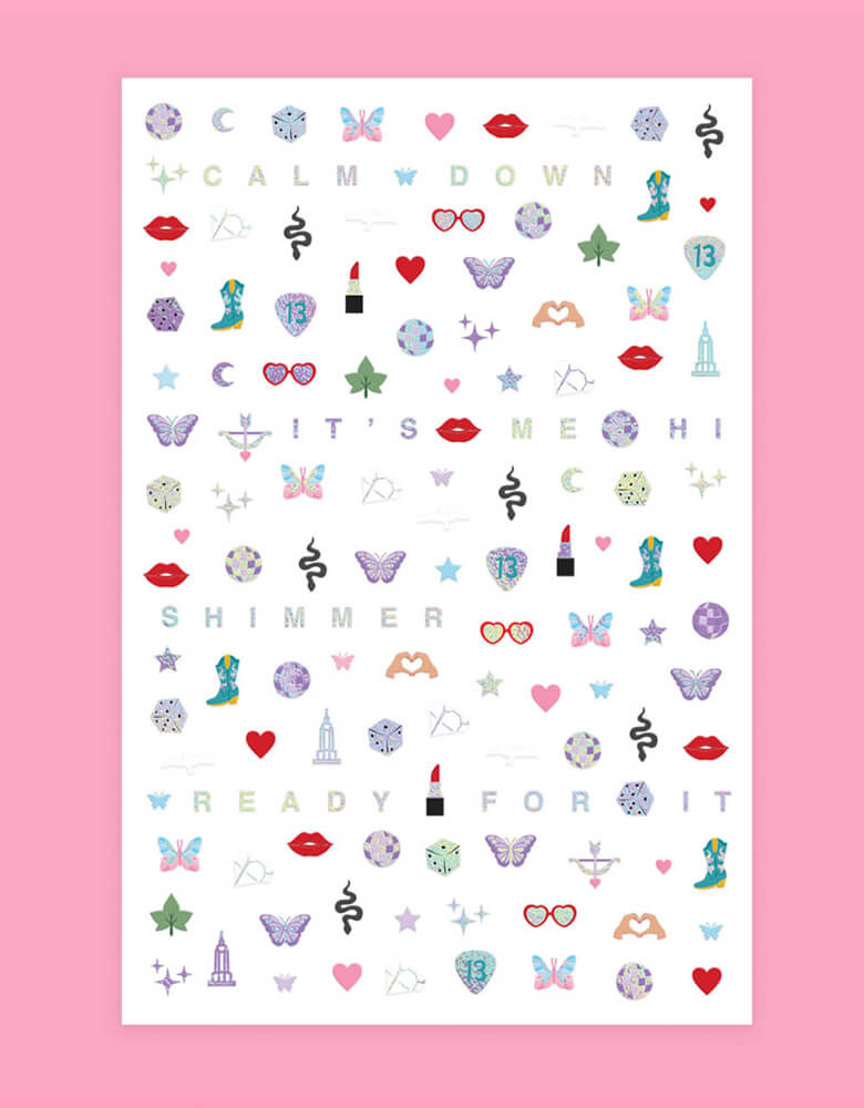 Taylor Swift Era's Nail Stickers
