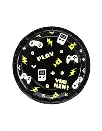 Video Game Large Paper Plates (Set of 6)