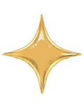 Large Gold Starpoint Foil Mylar Balloon