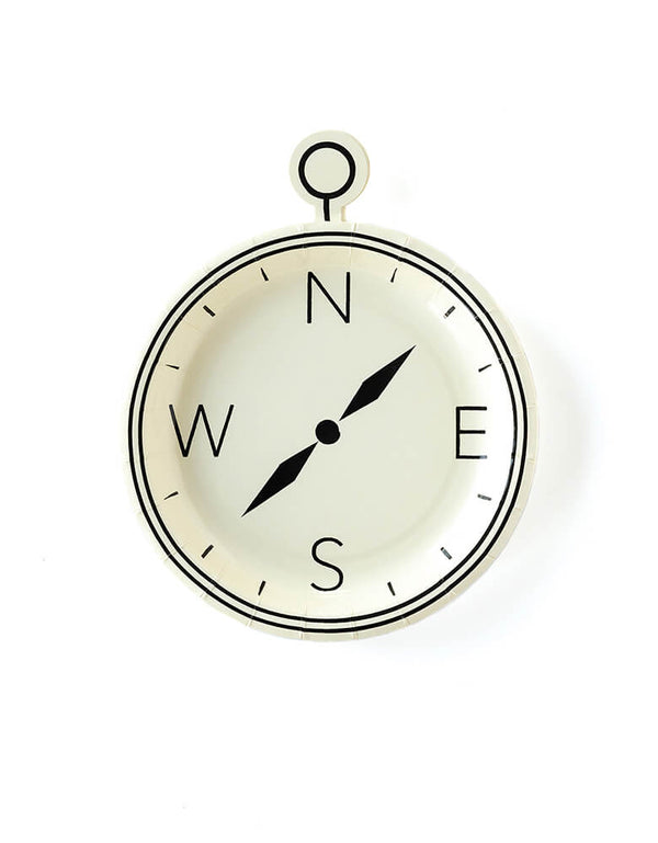 Adventure Compass Shaped Plates (Set of 8)