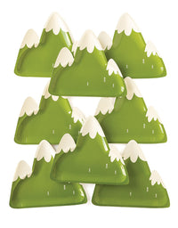 Adventure Mountain Shaped Plates (Set of 8)
