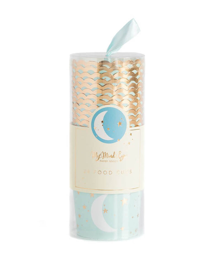 Baby Blue Food Cups (Set of 24)